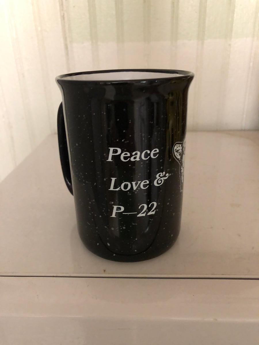 Peace Love P-22 Mug – #SaveLACougars